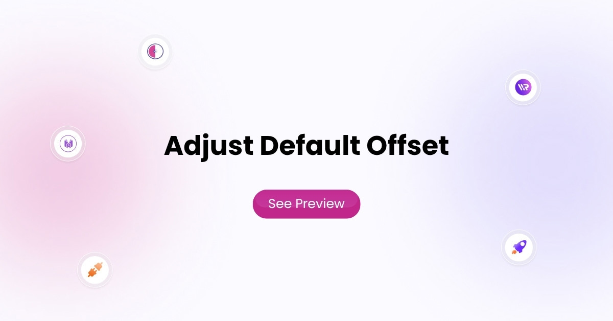 Adjust Default Offset Preview Mode - Code Canel